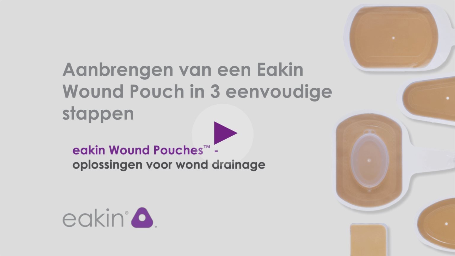 Wondzorg | eakin Wound Pouches™ wondzakken voor wonddrainage
